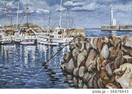 油絵 漁港 風景 絵画のイラスト素材 - PIXTA 油絵 漁港 風景 絵画のイラスト素材 - PIXTA